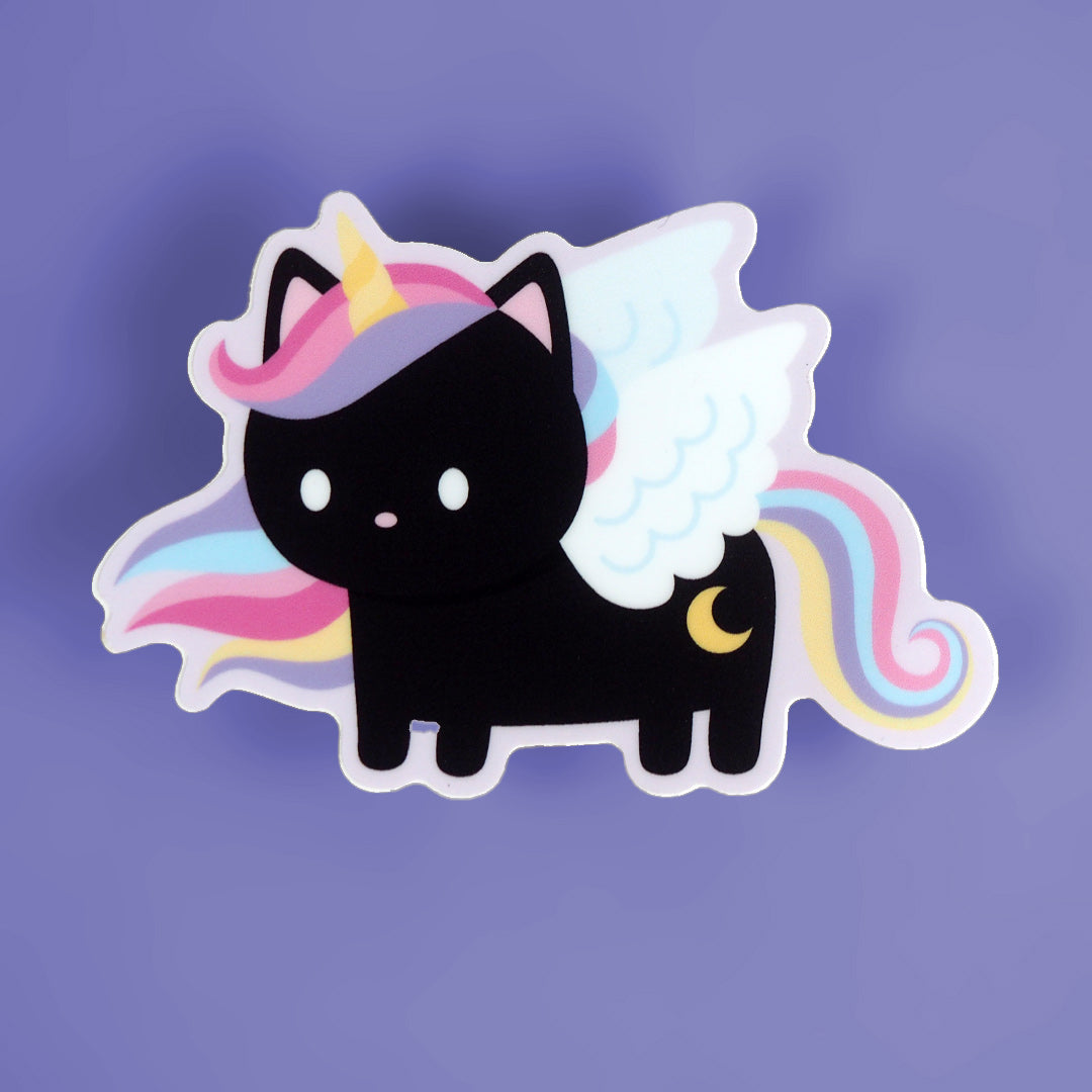 Unicorn Pegasus Cat - Vinyl Sticker – Shana Logic