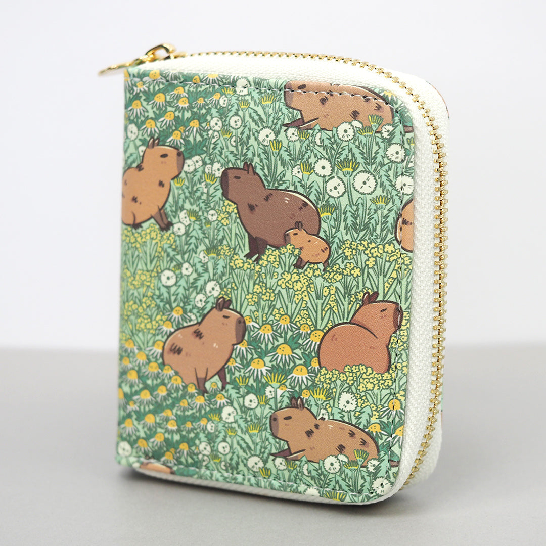 Capybara Meadow - Zipper Wallet – Shana Logic